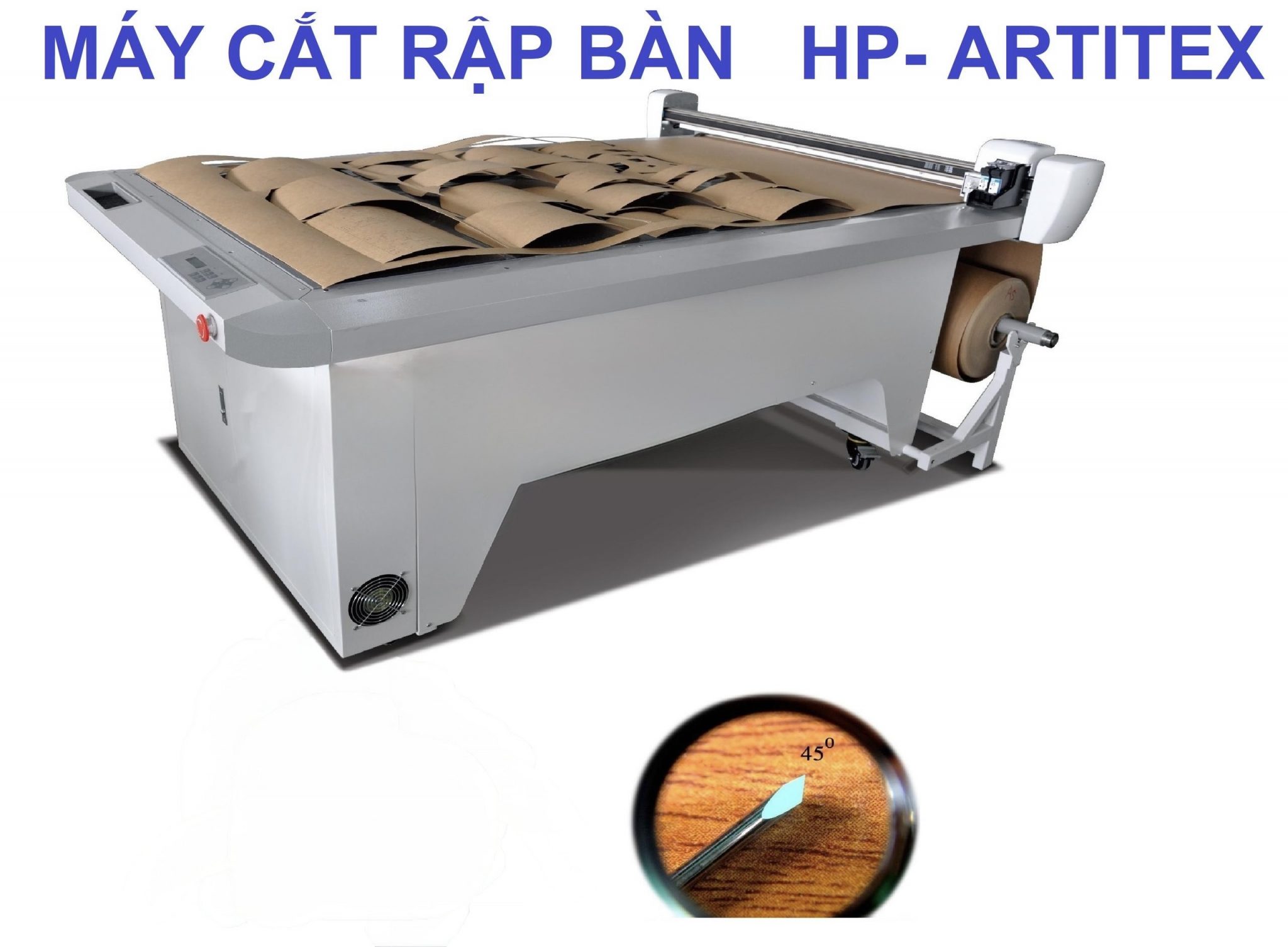 Máy in phun và cắt rập cứng HP – Artitex – trietcocad